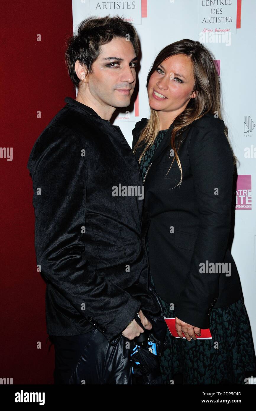 Mikelangelo Loconte et sa compagne assistent a la representation ...