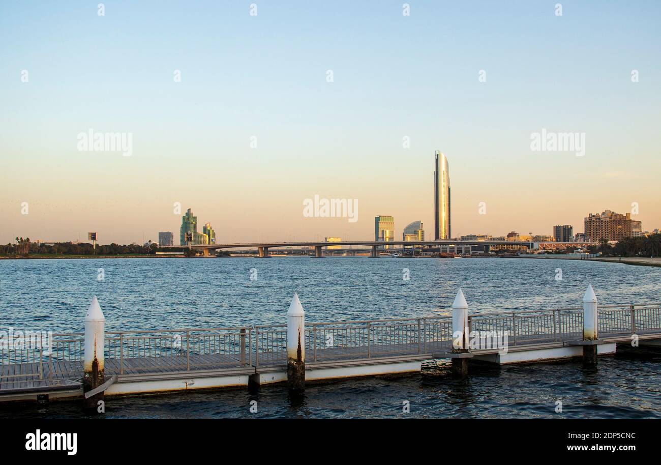 D1 tower and other landmarks of Dubai Stock Photo - Alamy
