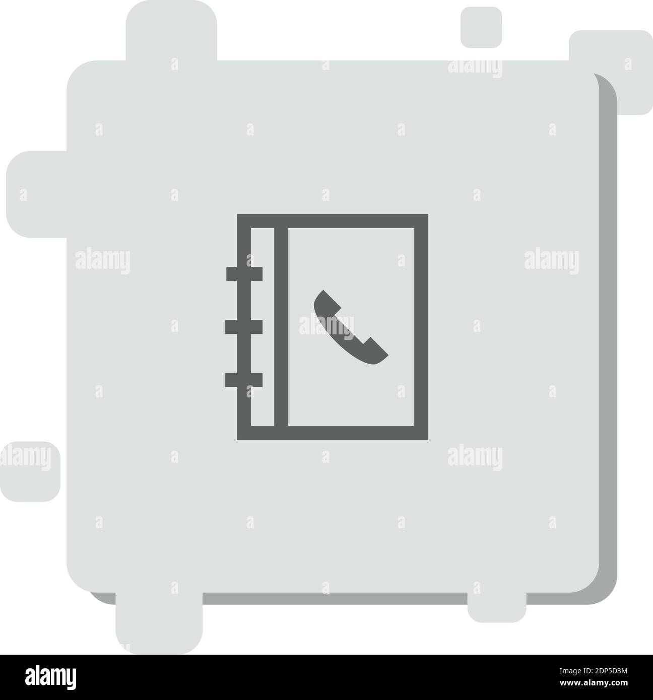 phone book vector icon modern simple vector illustration Stock Vector Image & Art - Alamy