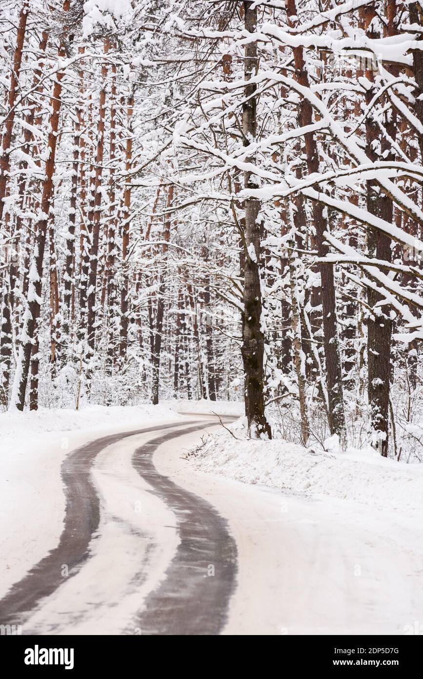 Minimalist winter scenery hi-res stock photography and images - Alamy