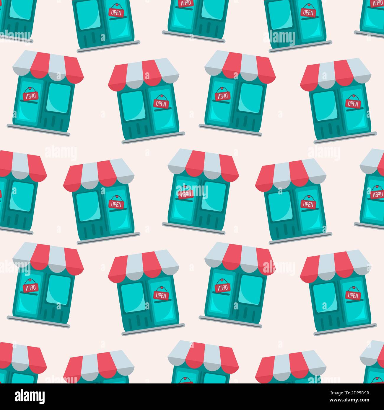 Neighborhood store front Stock Vector Images - Alamy