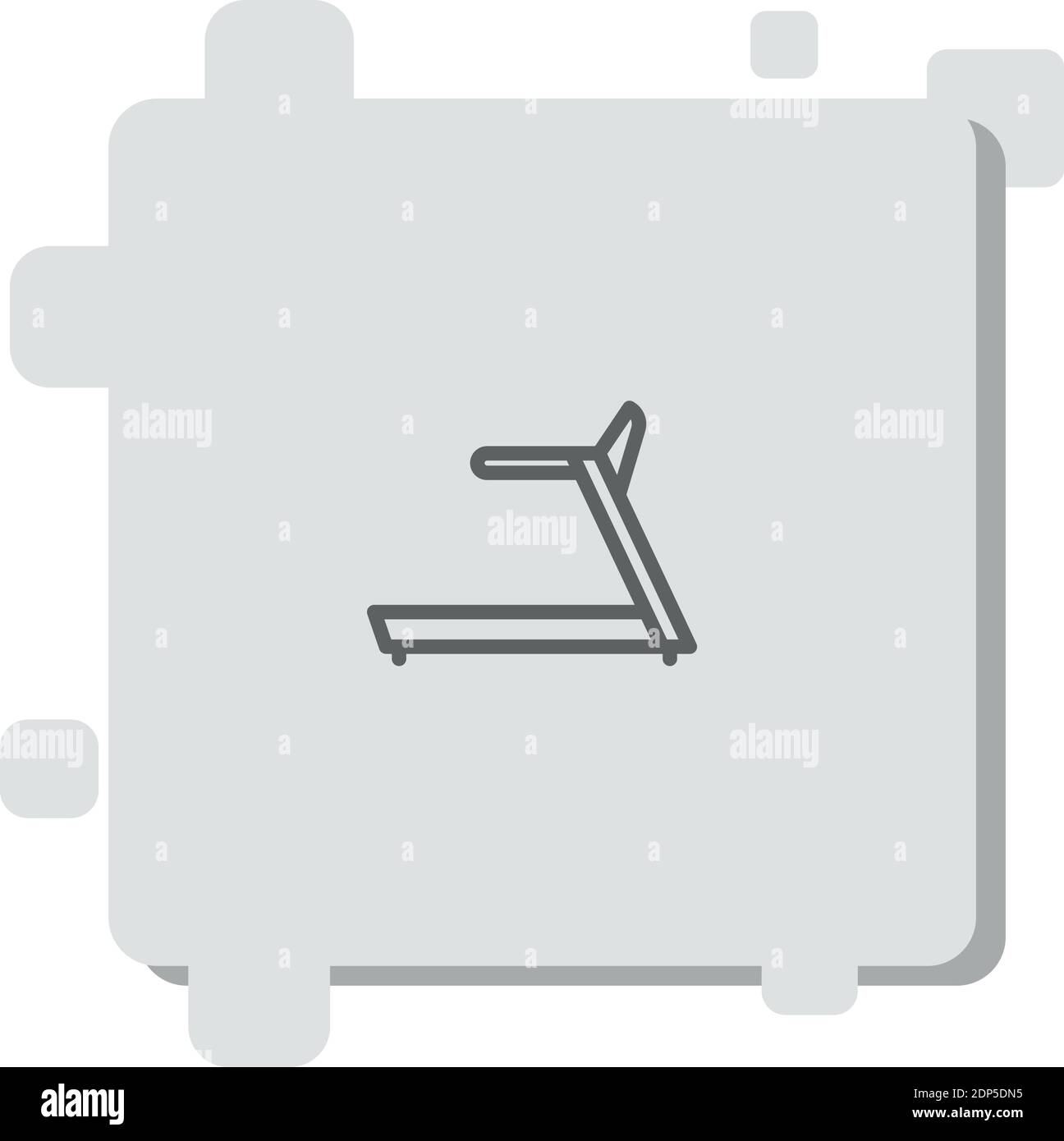treadmill vector icon modern simple vector illustration Stock Vector ...
