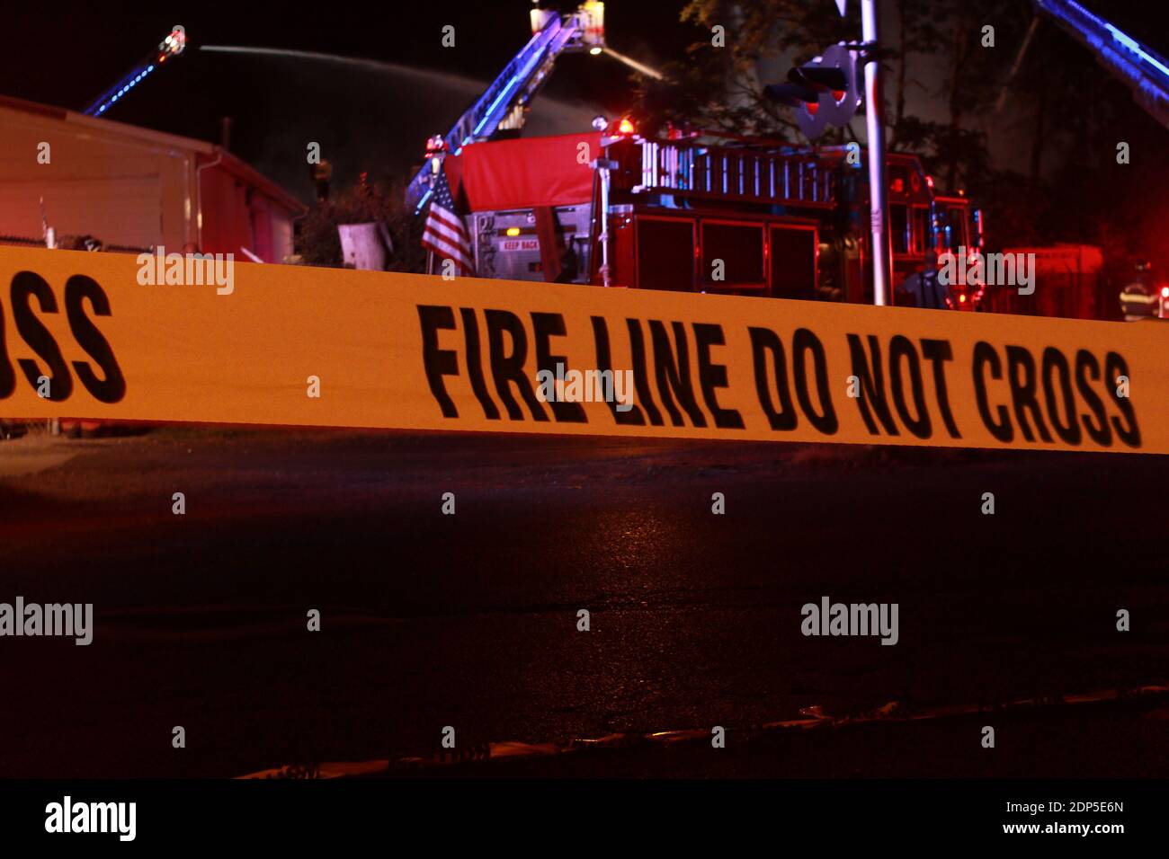 Crime scene ribbon hi-res stock photography and images - Alamy