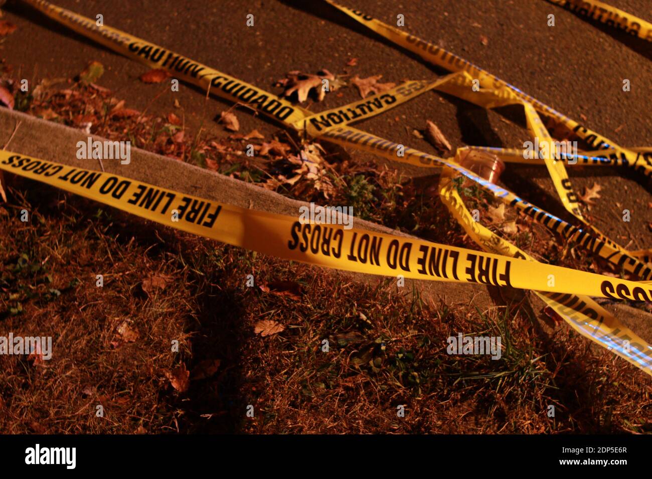 Crime scene ribbon hi-res stock photography and images - Alamy
