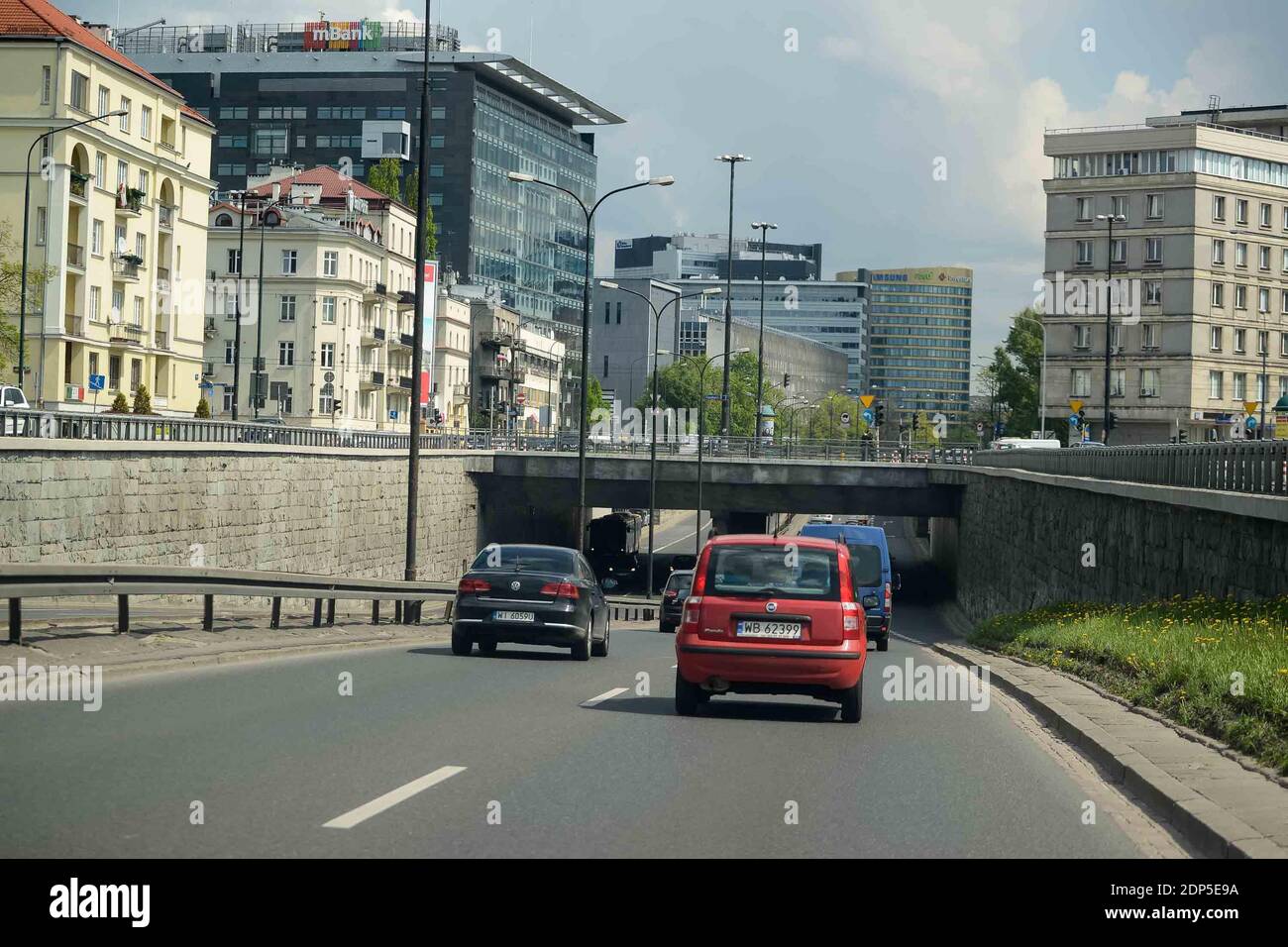 POLAND - MAY 05, 2020: Car traffic in Poland. Autobahn and traffic ...