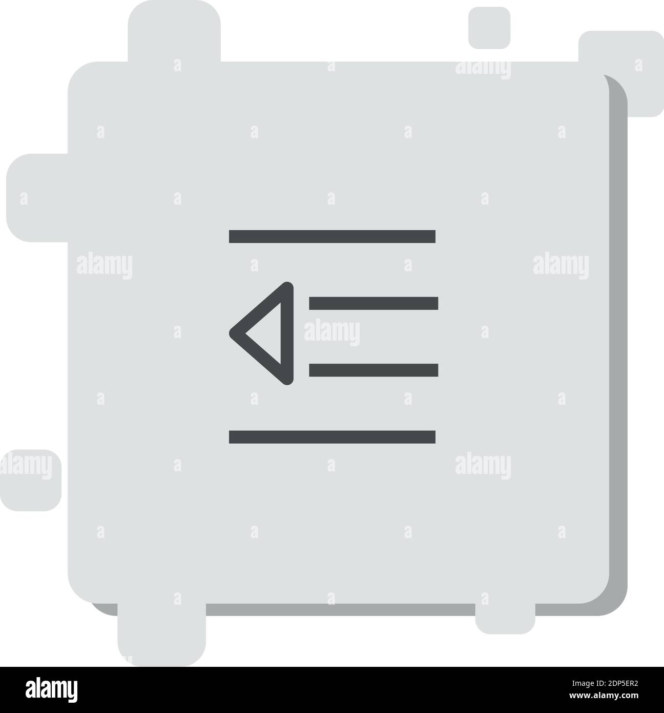 indent vector icon modern simple vector illustration Stock Vector Image & Art - Alamy