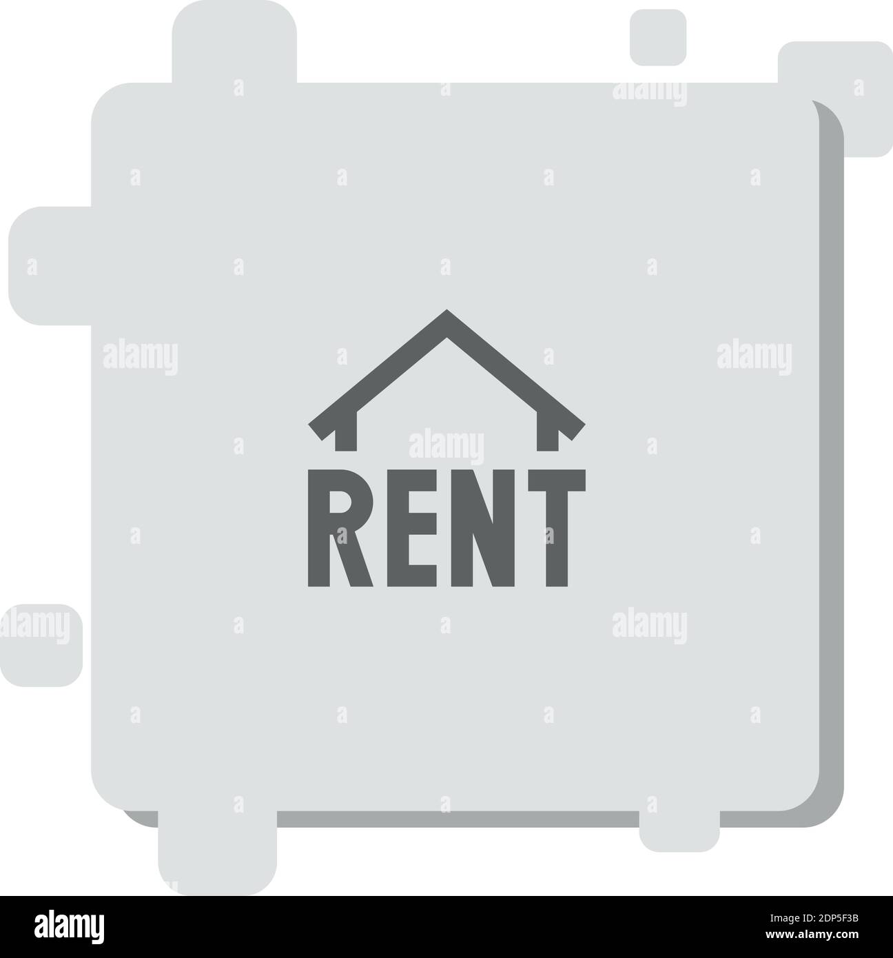 rent vector icon modern simple vector illustration Stock Vector Image ...