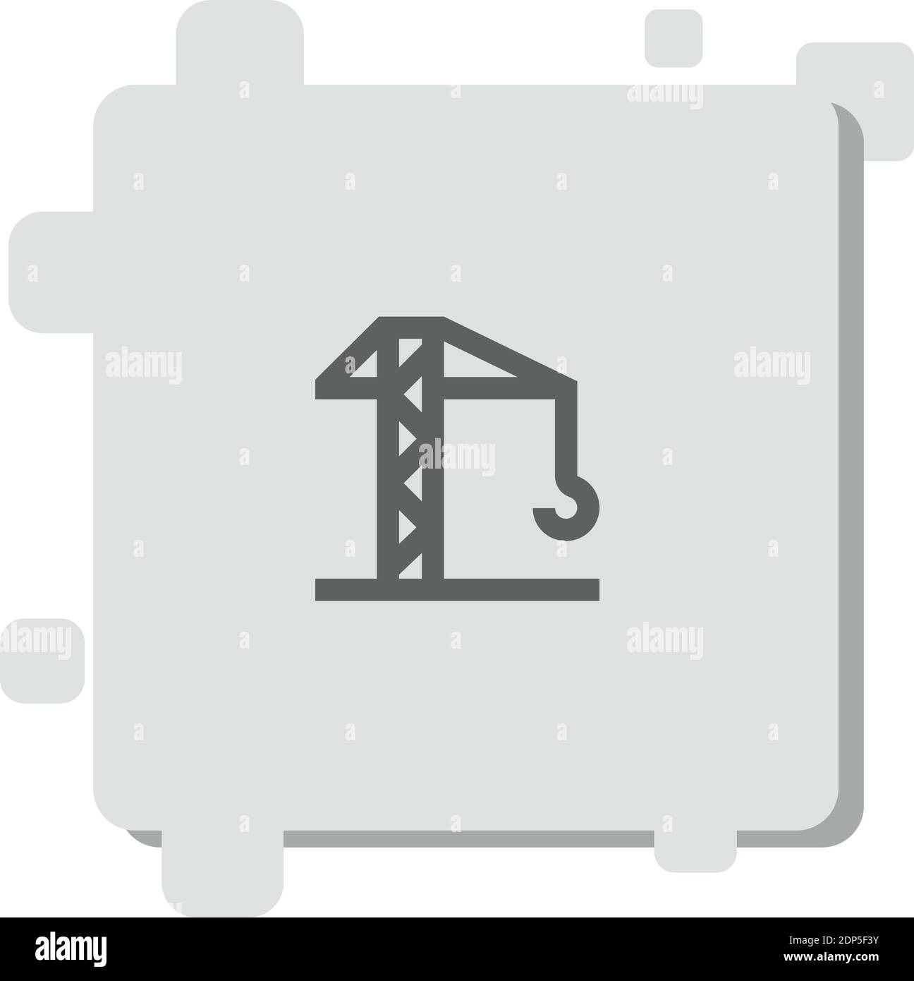 crane vector icon modern simple vector illustration Stock Vector Image ...