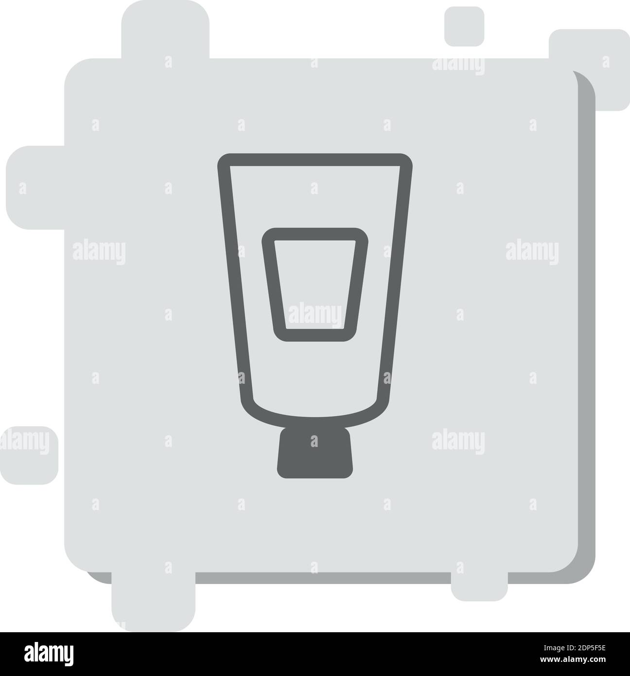 Black line toothbrush tube toothpaste Cut Out Stock Images & Pictures ...