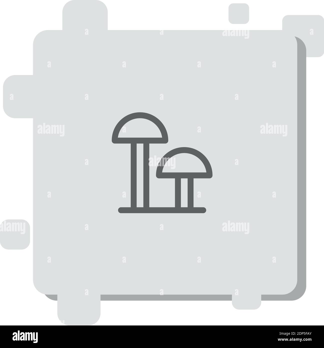 mushrooms vector icon modern simple vector illustration Stock Vector ...