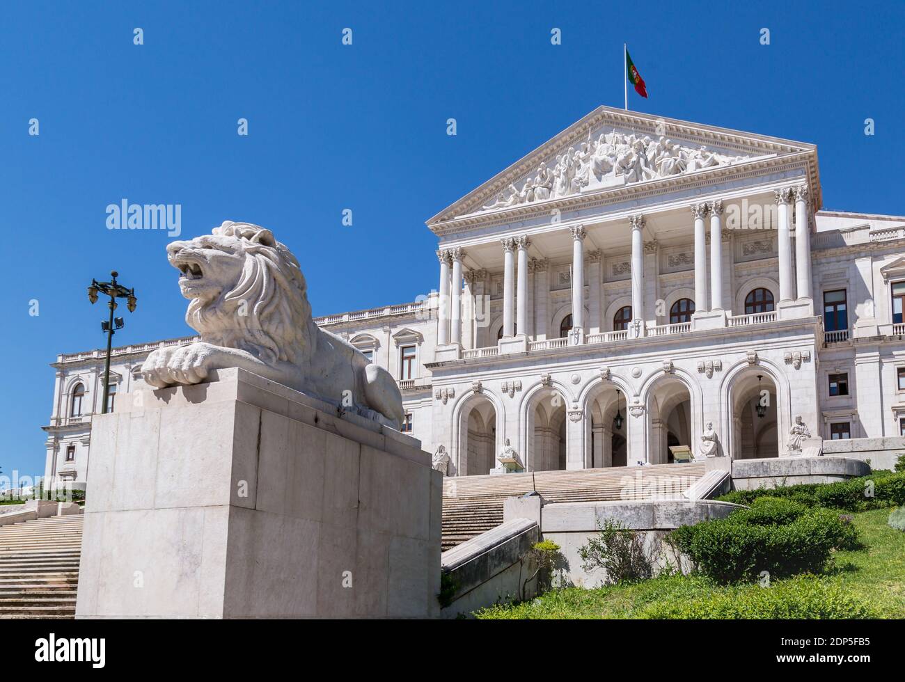 Parliament building, Assembly of the Republic, Lisbon Stock Photo - Alamy