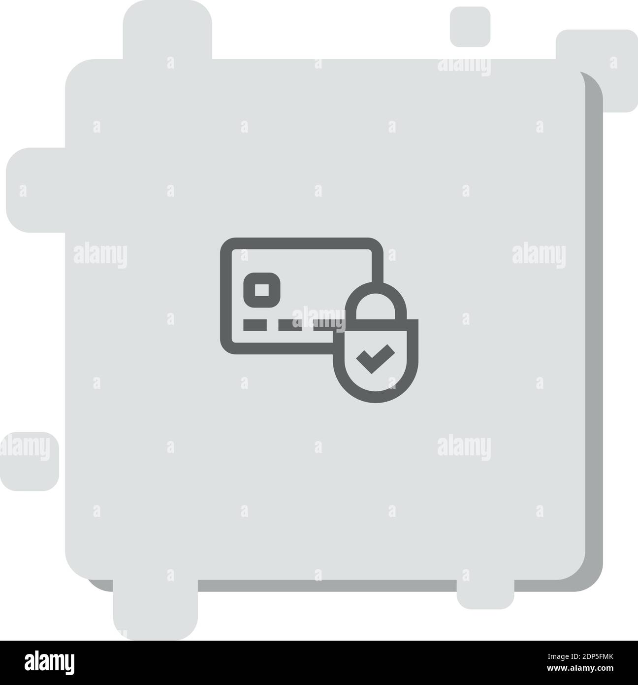 secure payment vector icon modern simple vector illustration Stock ...