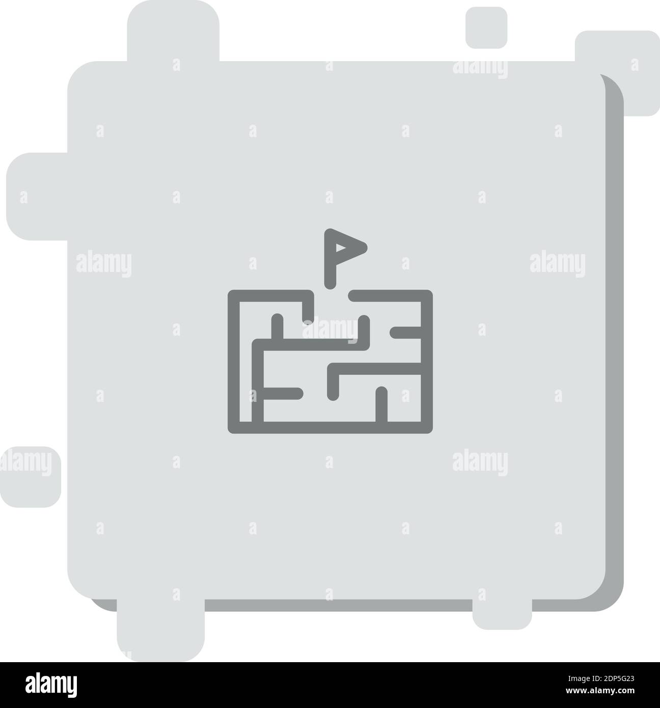 maze vector icon modern simple vector illustration Stock Vector Image ...