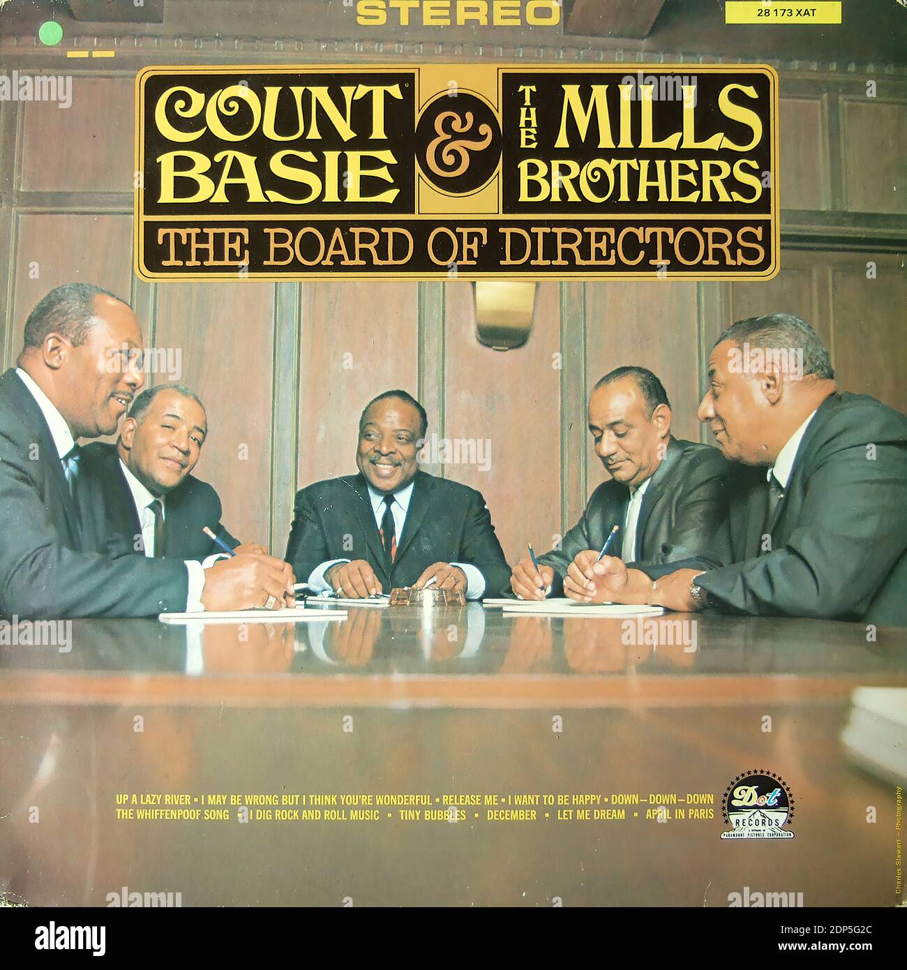 Count Basie & The Mills Brothers - The Board of Directors - Vintage vinyl album cover Stock ...