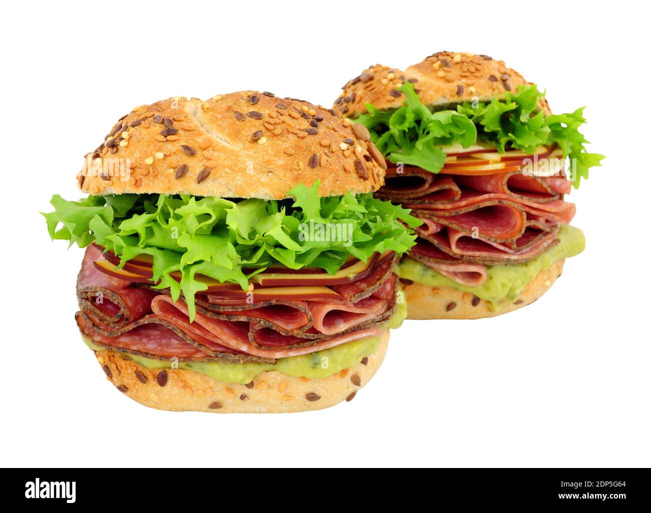 German sausage sandwich salami cheese hi-res stock photography and ...