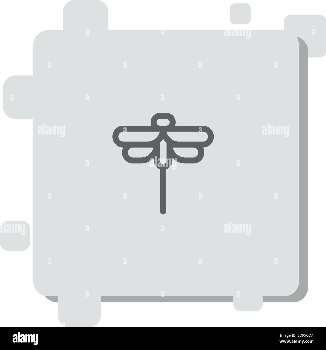 dragonfly vector icon modern simple vector illustration Stock Vector ...