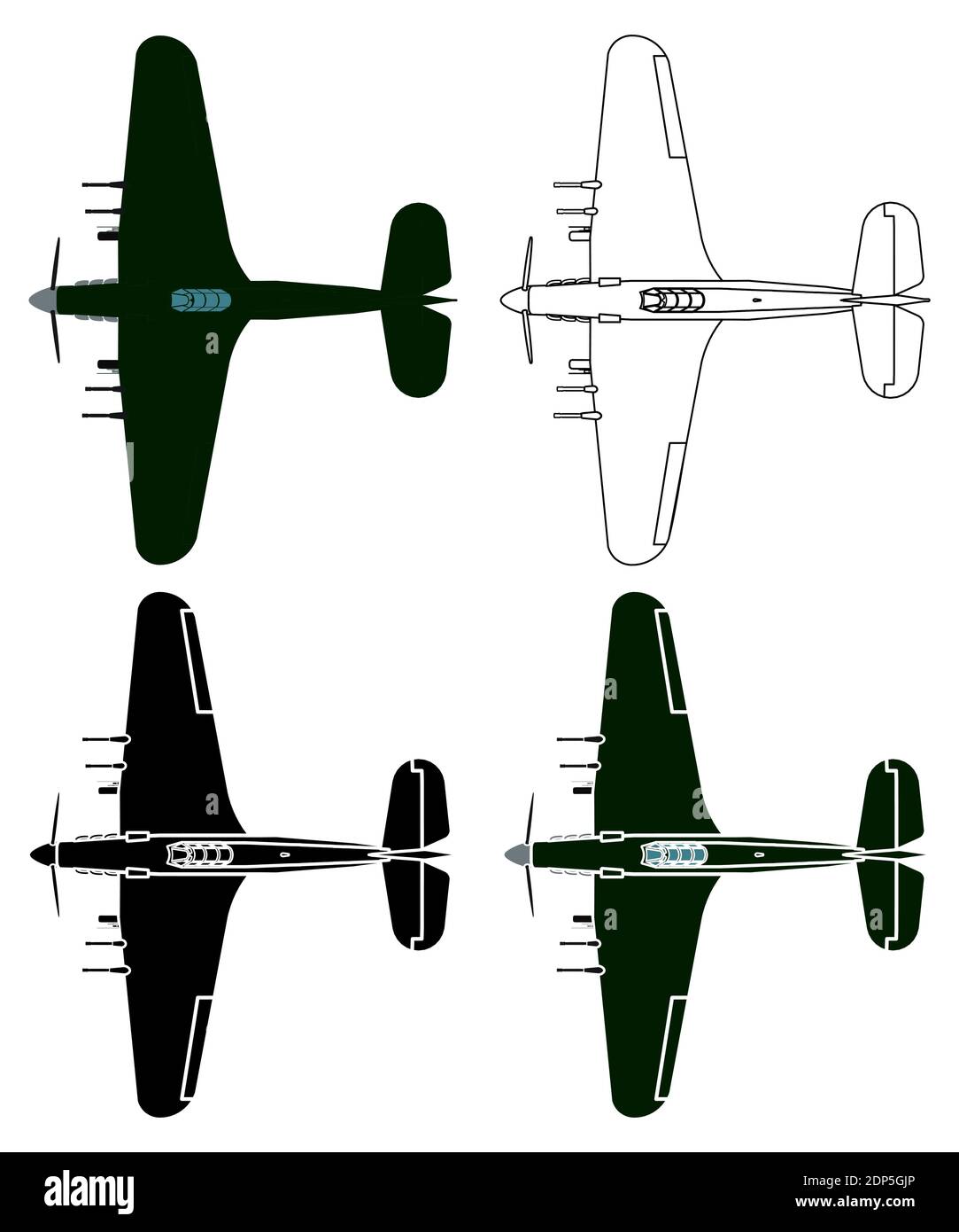 Hawker hurricane fighter aircraft Stock Vector Images - Alamy