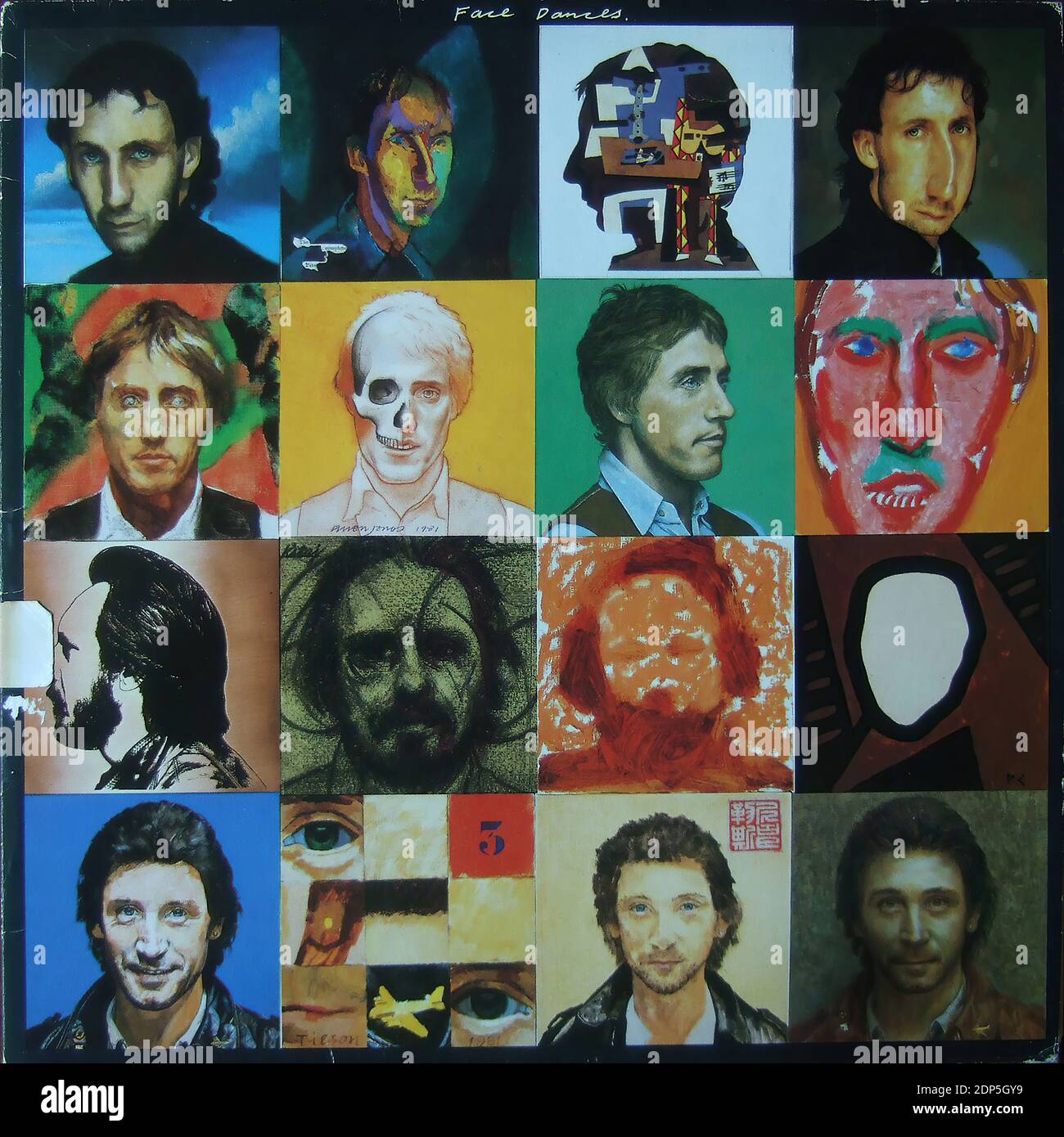 The Who - Face Dances - Vintage vinyl album cover Stock Photo - Alamy