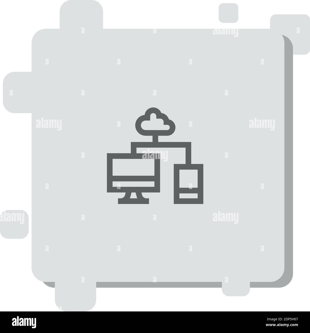 syncing vector icon modern simple vector illustration Stock Vector ...