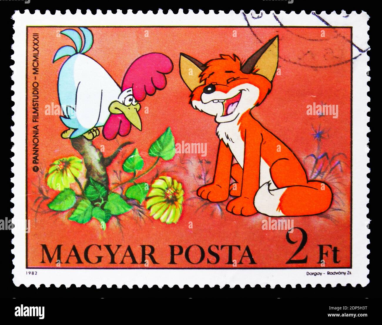 MOSCOW, RUSSIA - SEPTEMBER 15, 2018: A stamp printed in Hungary shows ...