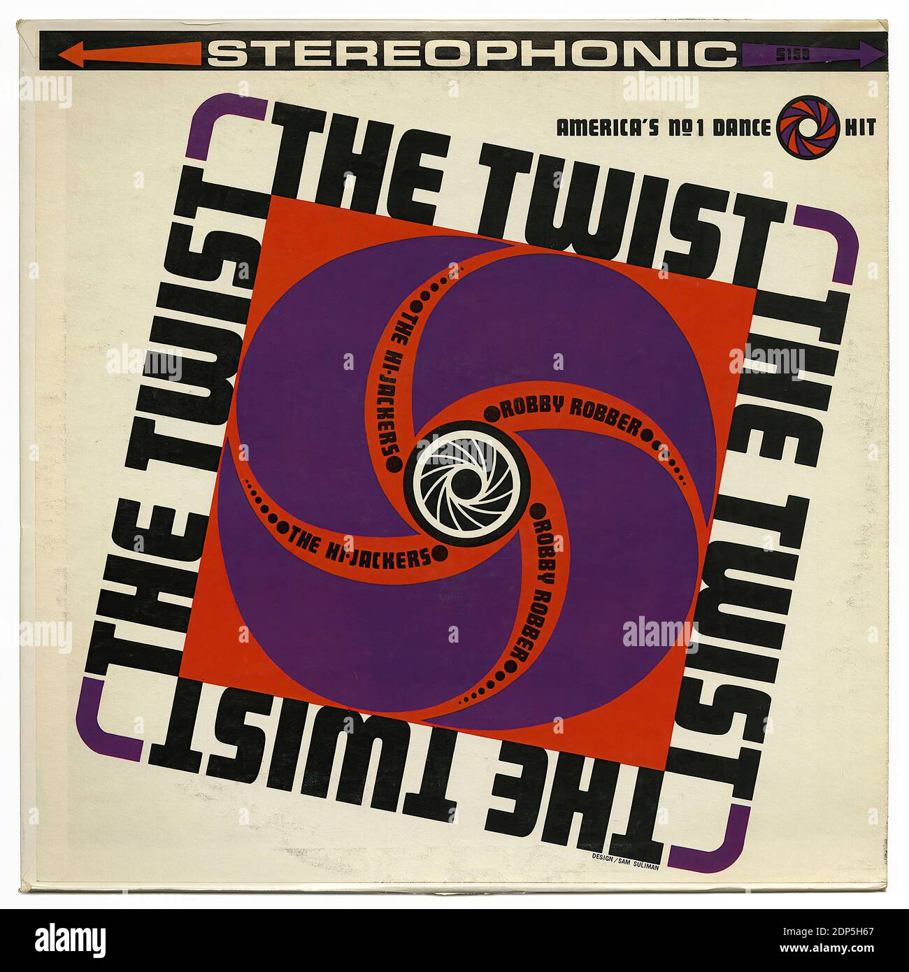 The Twist - Vintage record cover 01 Stock Photo - Alamy