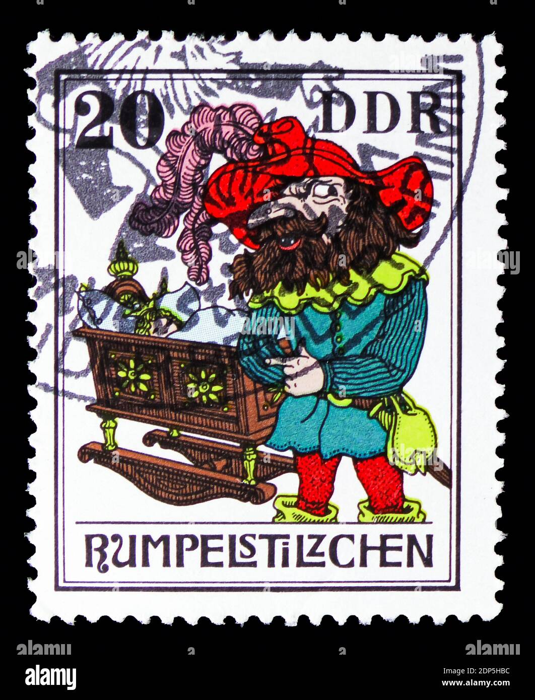 MOSCOW, RUSSIA - SEPTEMBER 15, 2018: A stamp printed in DDR (Germany ...