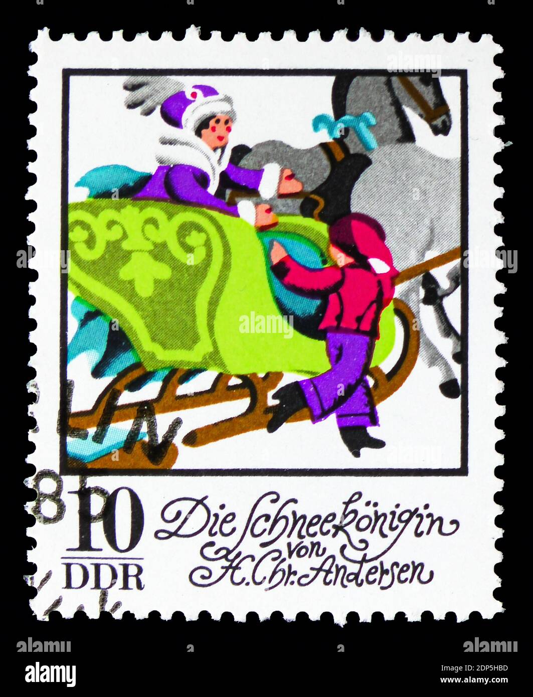 MOSCOW, RUSSIA - SEPTEMBER 15, 2018: A stamp printed in DDR (Germany ...