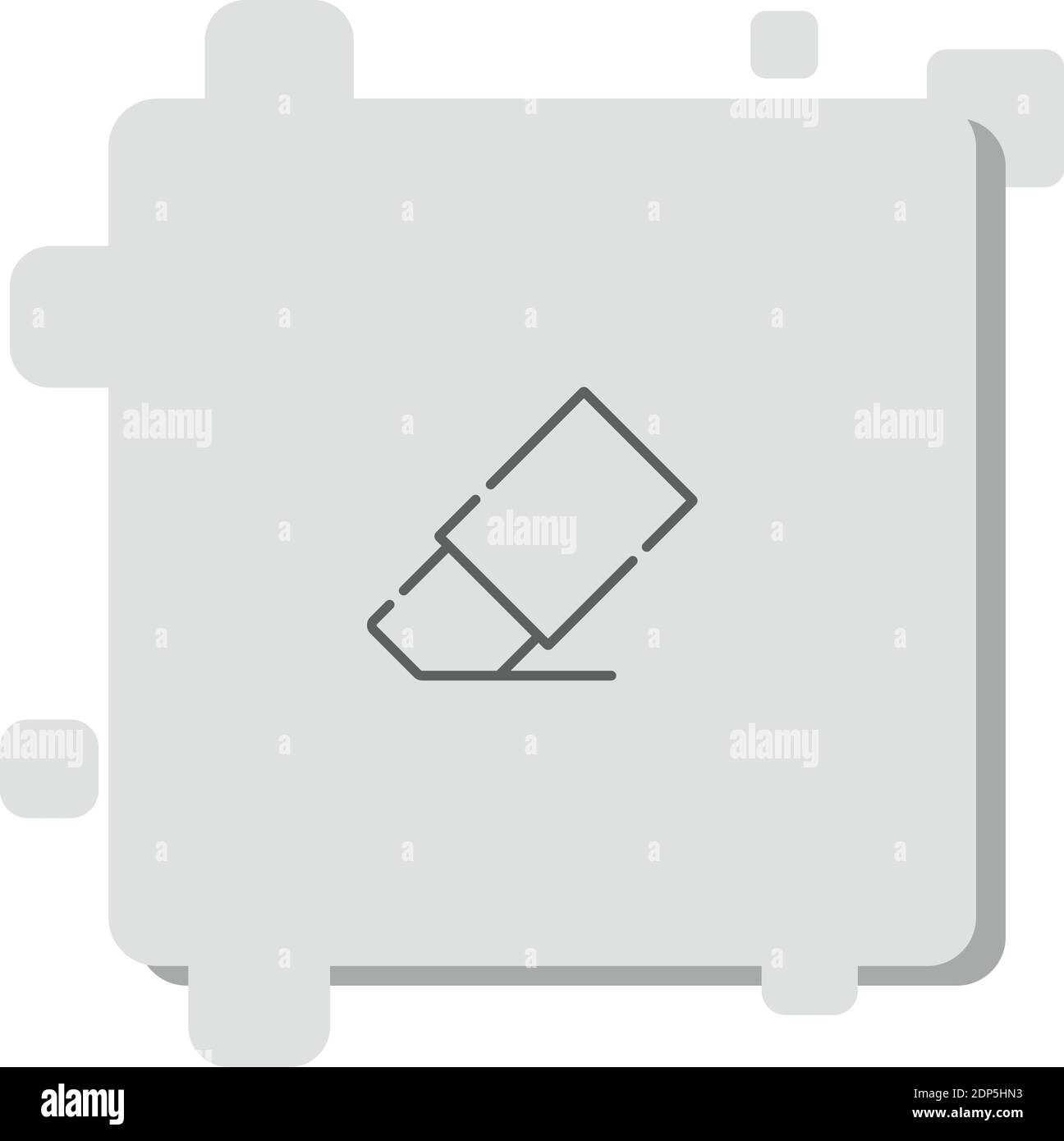 eraser vector icon modern simple vector illustration Stock Vector Image ...
