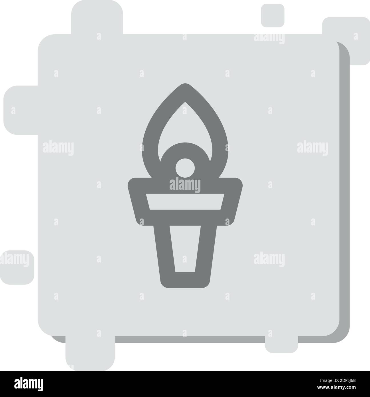 torch vector icon modern simple vector illustration Stock Vector Image ...