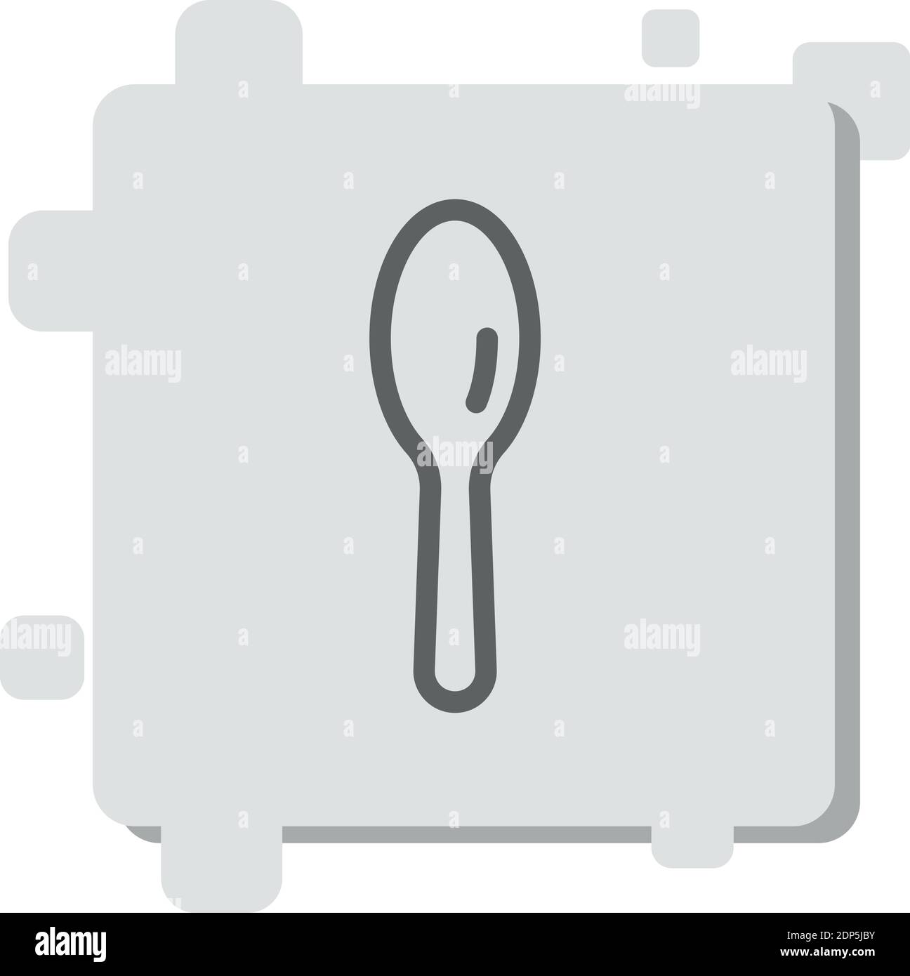 spoon vector icon modern simple vector illustration Stock Vector Image ...