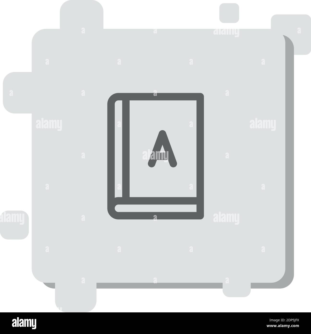 dictionary vector icon modern simple vector illustration Stock Vector ...