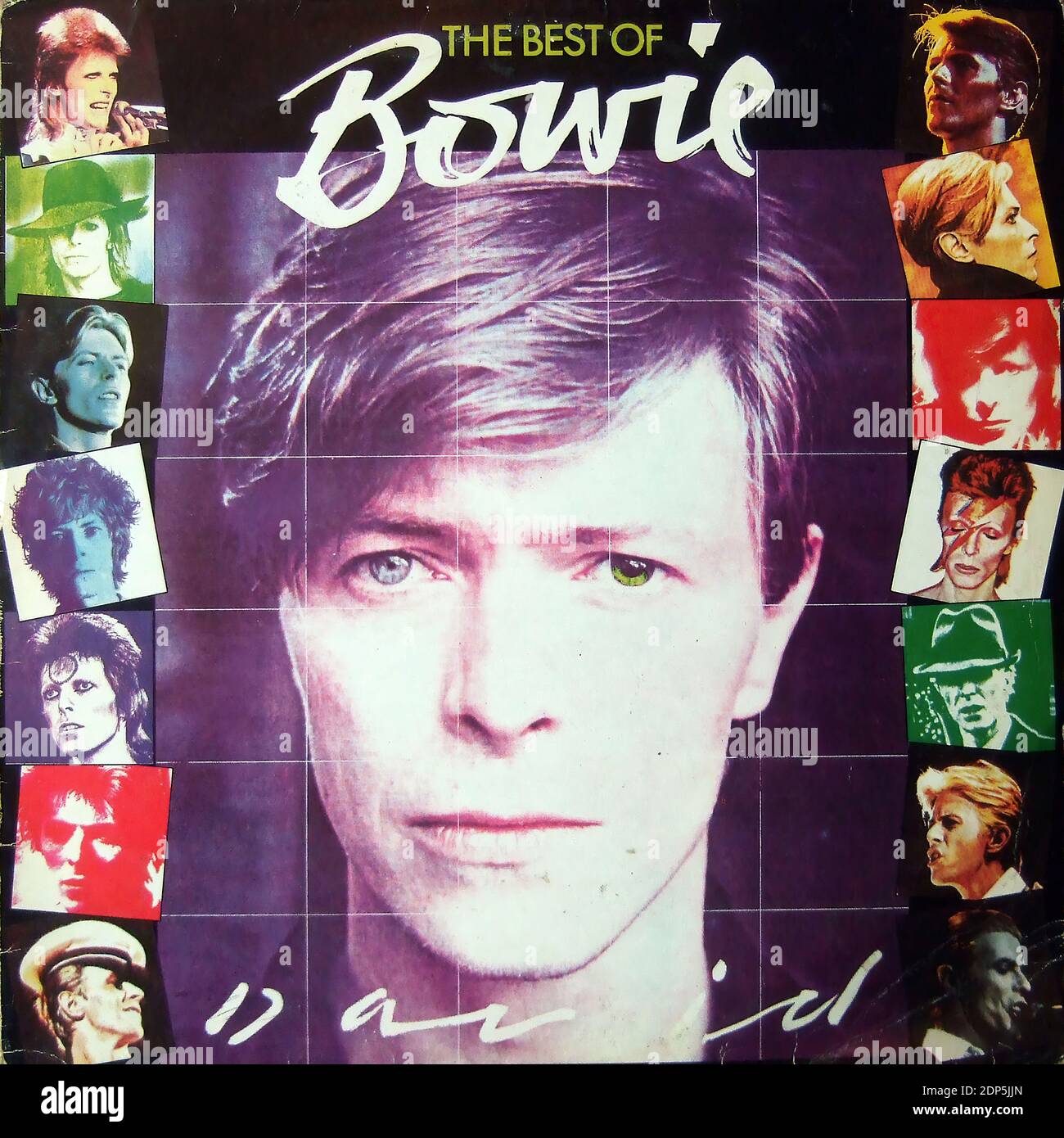David Bowie - Best Of Bowie - Vintage vinyl album cover Stock Photo - Alamy