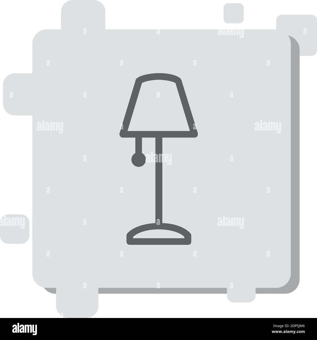 lamp vector icon modern simple vector illustration Stock Vector Image ...
