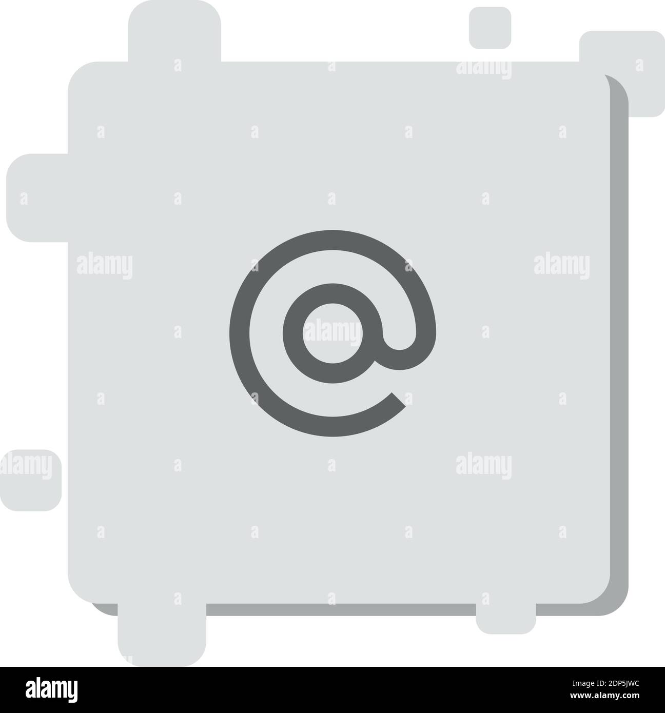 arroba vector icon modern simple vector illustration Stock Vector Image ...