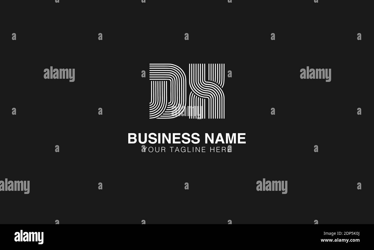 DX D X initial based modern minimal creative logo vector template image ...