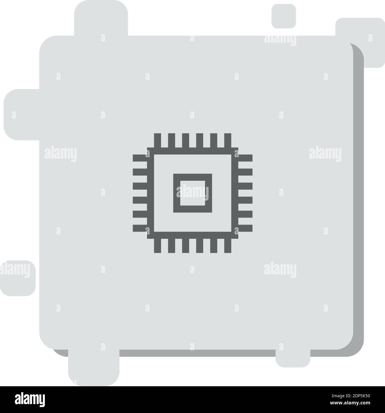 cpu vector icon modern simple vector illustration Stock Vector Image ...