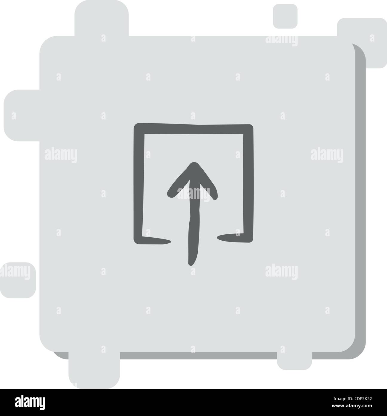 up arrow vector icon modern simple vector illustration Stock Vector ...