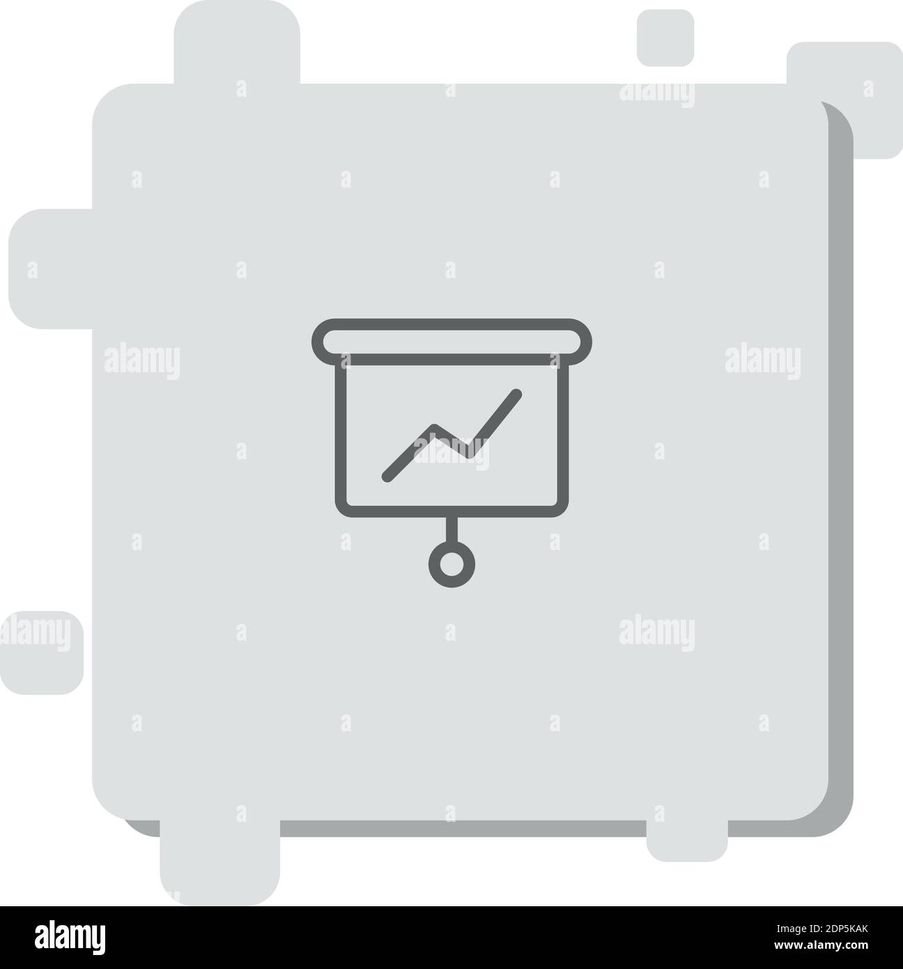 line graph vector icon modern simple vector illustration Stock Vector ...