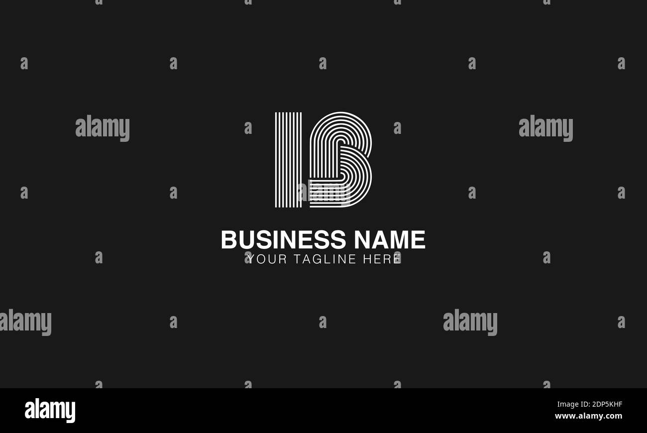 Iib minimalist logo hi-res stock photography and images - Alamy