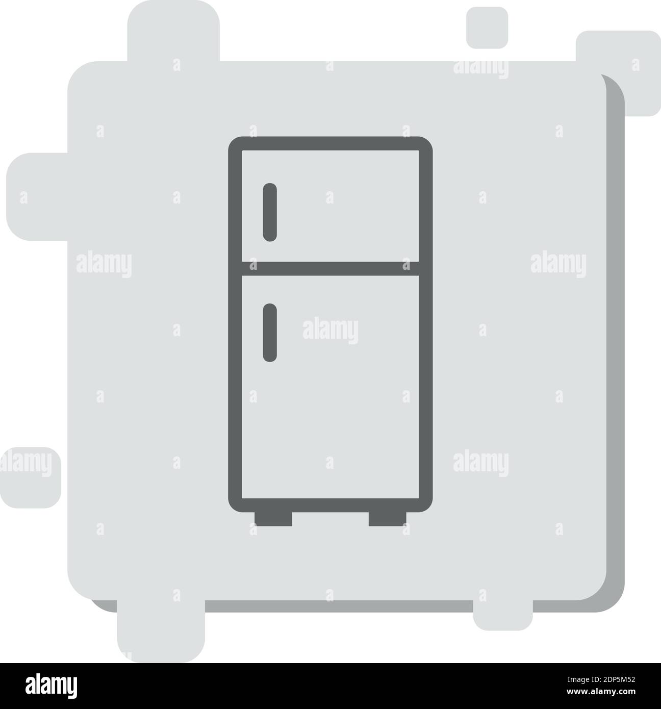 fridge vector icon modern simple vector illustration Stock Vector Image ...