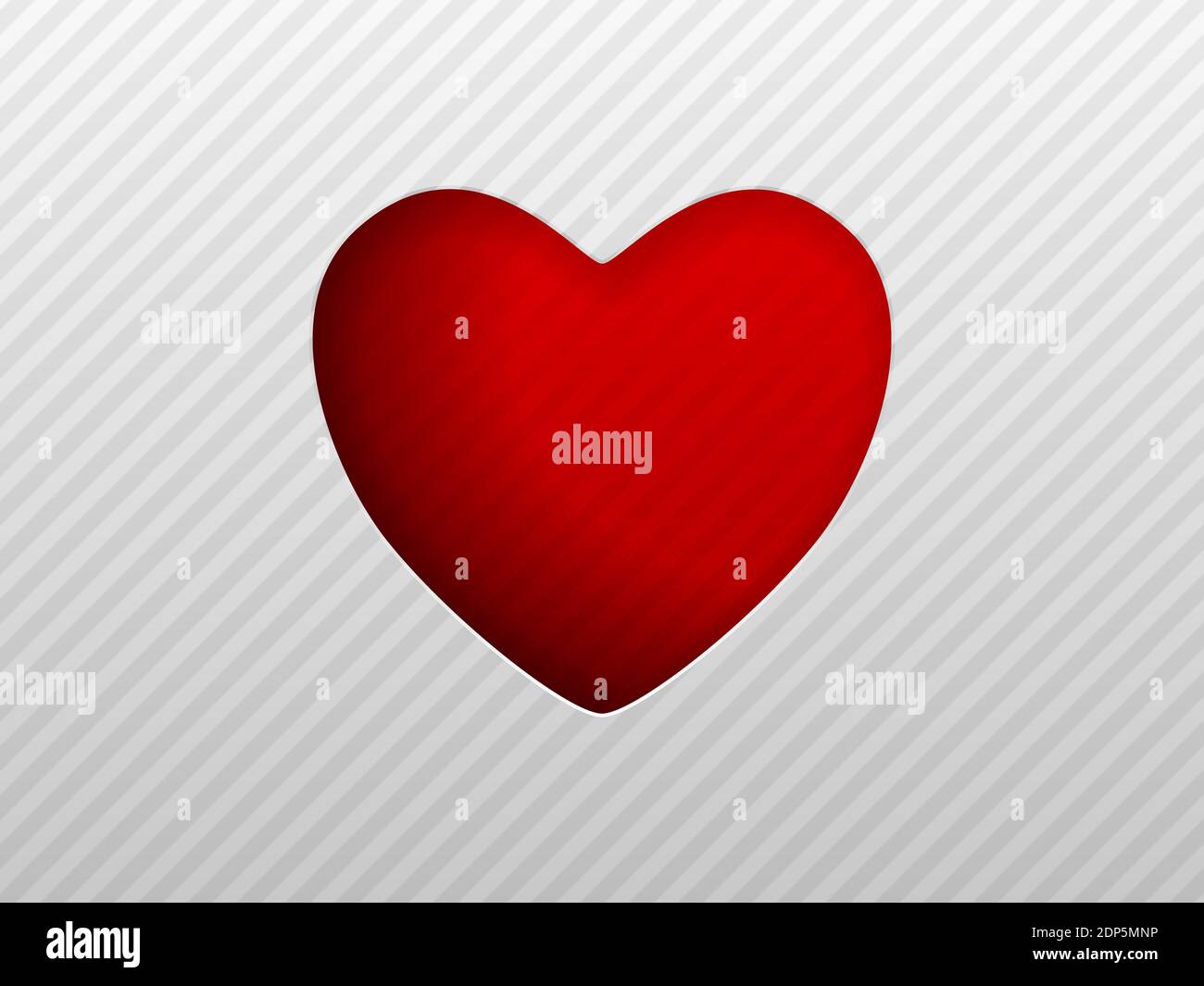 Cutted heart shape with shadow from paper background Stock Photo - Alamy