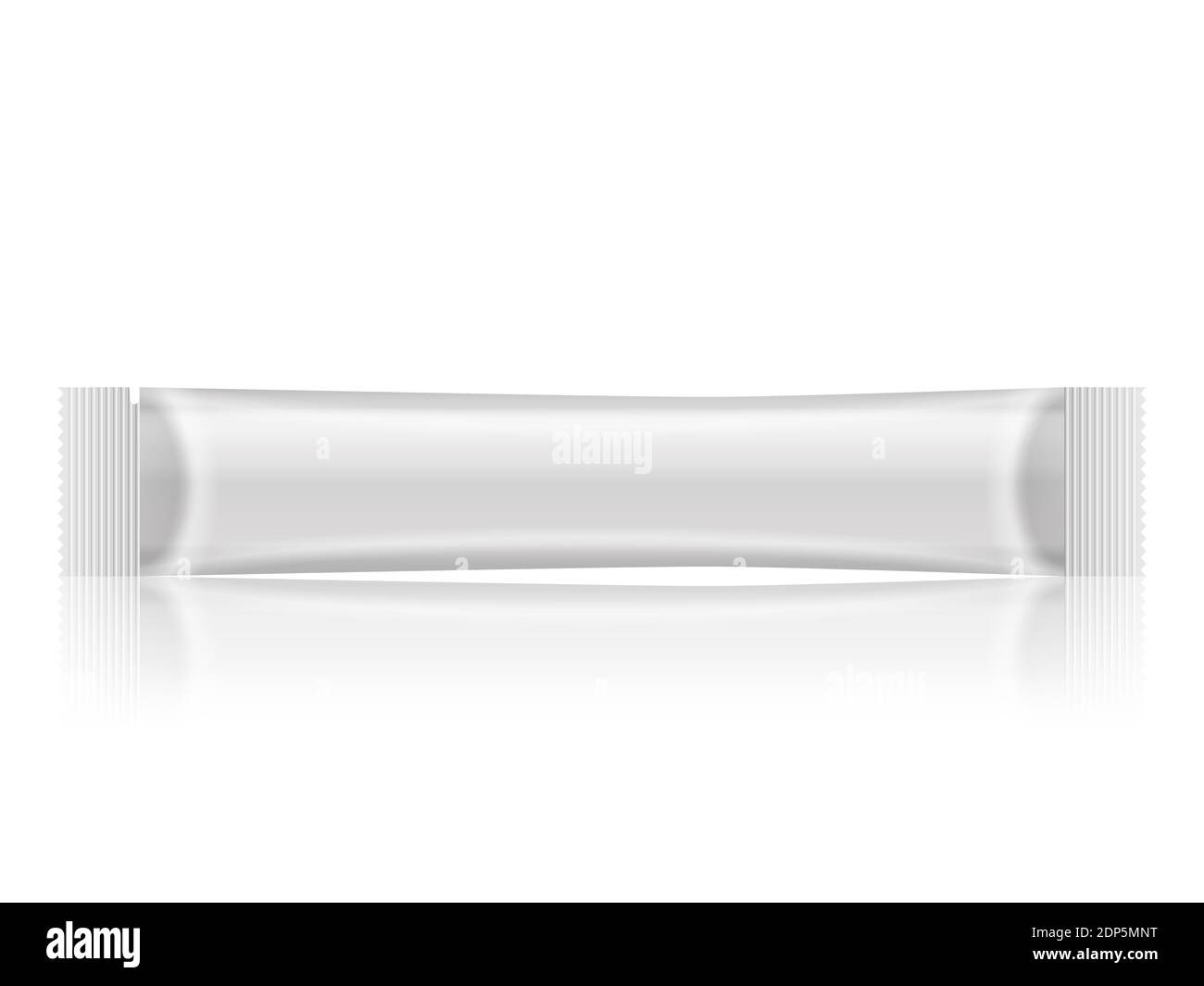 Sachet on a white background. Vector illustration Stock Photo - Alamy