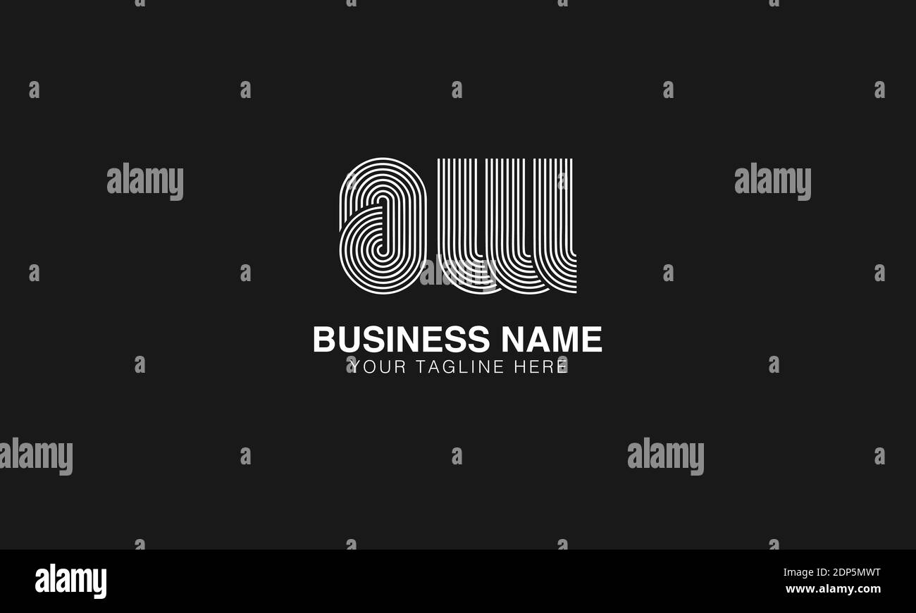 OW O W initial based modern minimal creative logo vector template image ...