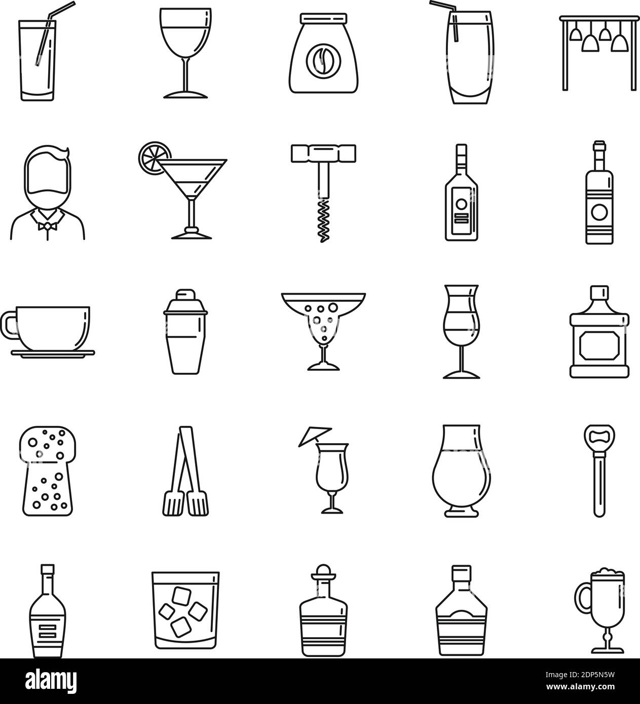 Bartender man Stock Vector Images - Alamy