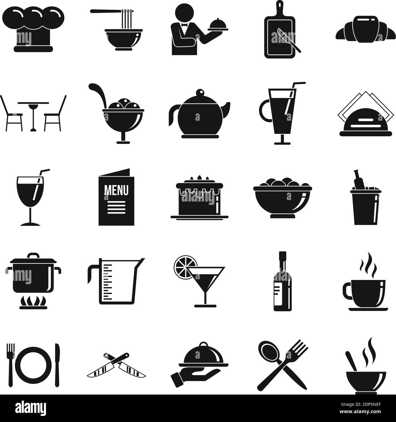 Simple gourmet recipe Stock Vector Images - Alamy