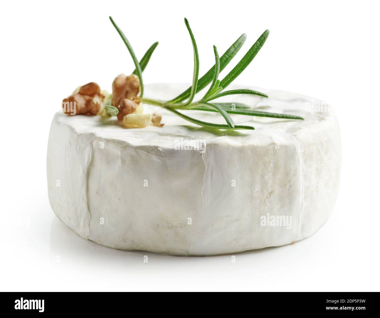 fresh whole brie cheese isolated on white background Stock Photo - Alamy