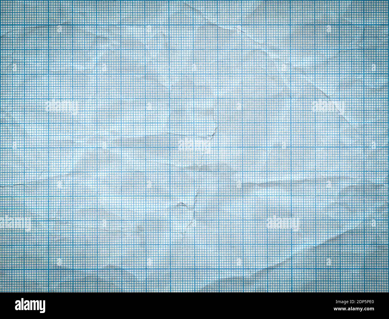 Old wrinkled grid scale paper sheet background Stock Photo - Alamy