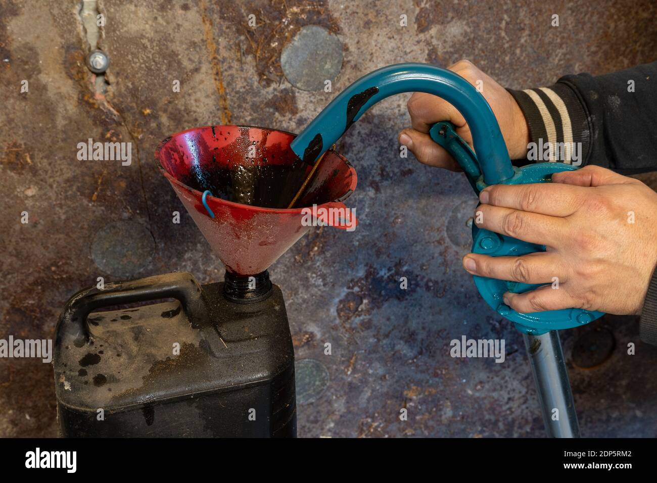 Old oil of car motor engine Stock Photo - Alamy