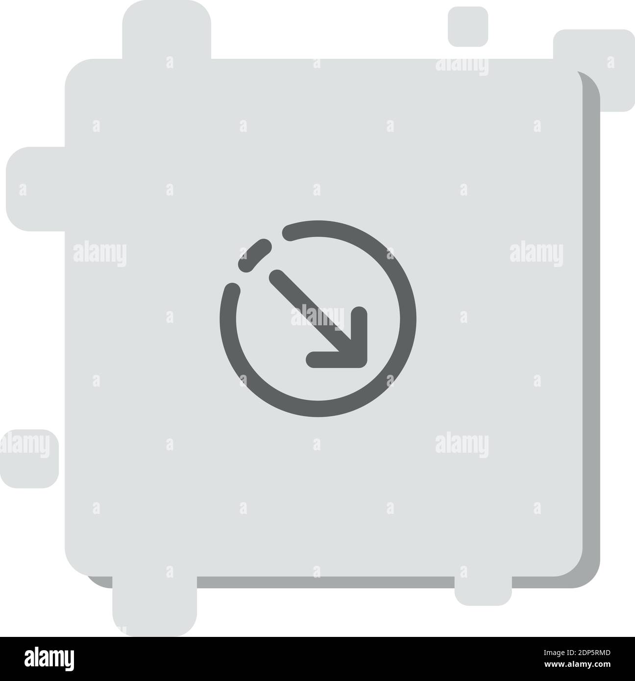 diagonal arrow vector icon modern simple vector illustration Stock ...