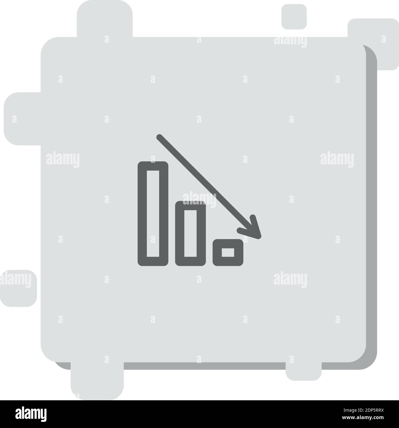 loss vector icon modern simple vector illustration Stock Vector Image ...